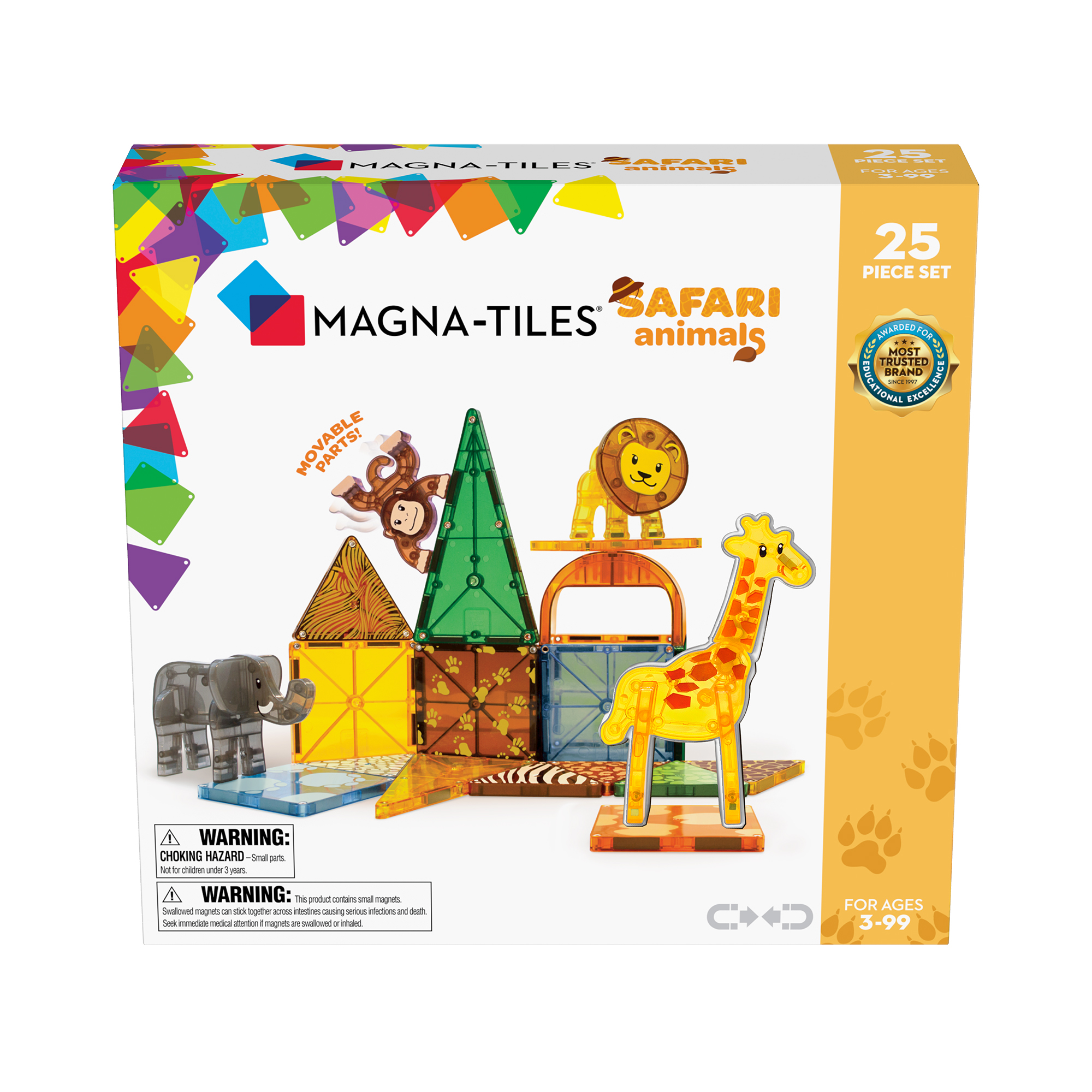 Magna Tiles Safari Animals - Životinje od magnetnih kockica