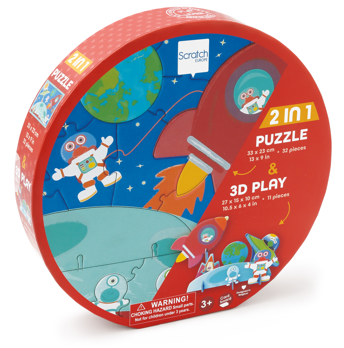 Scratch Contour Puzzle - Svemir